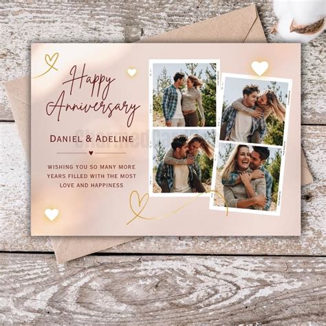 Personalized Anniversary Cardprintable Special Occasion Cardspecial