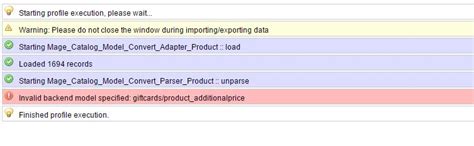 import invalid backend model specified tcards product
