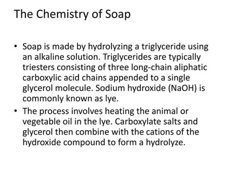 Soap Production And Detergent Processpptx Candle And Soap Making
