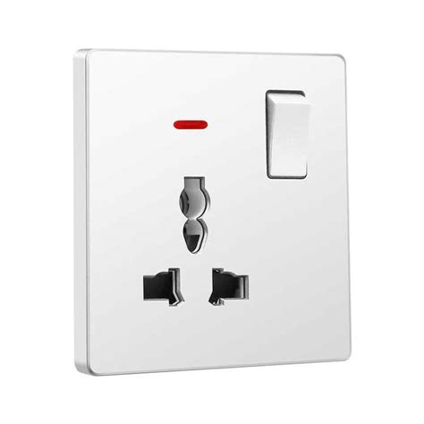 A Multi Function Switched Socket With Neon Electrical Accessories Factory Wall Switch Socket