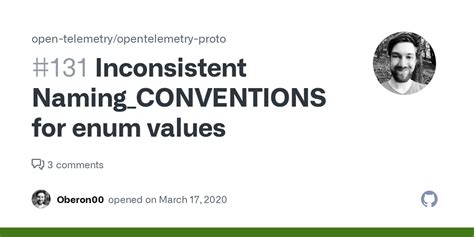 Inconsistent Namingconventions For Enum Values · Issue 131 · Open