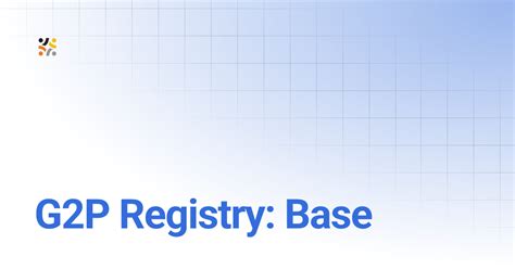 g2p registry base openg2p docs