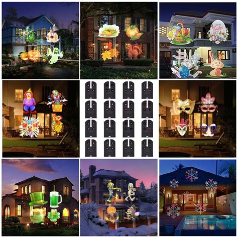 Led Projector Light 16 Pattern Landscape Lamp Proj Grandado