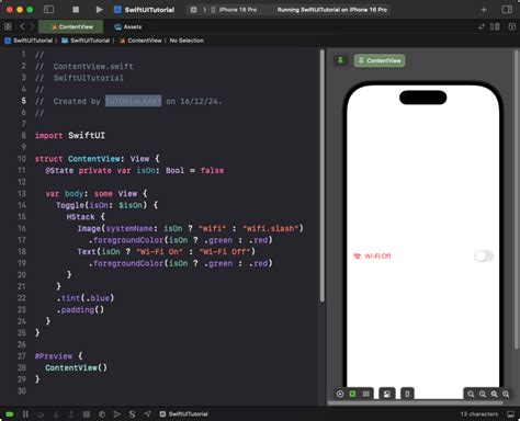 Swiftui Toggle Color Examples 4