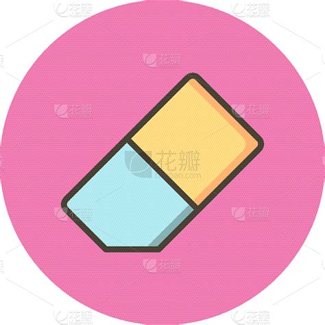 橡皮擦计算机图标轮廓矢量符号直的图像低多边形效果 标志移开