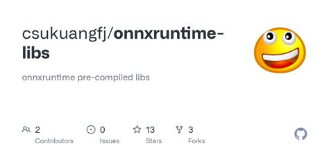 Github Csukuangfjonnxruntime Libs Onnxruntime Pre Compiled Libs