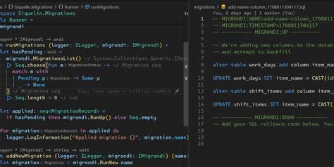 Local Migrations For Embedded Sqlite In F Compositional It Ltd