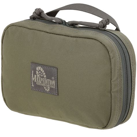 Maxpedition Large Hook And Loop Organizer Pocket Army Velcro Pouch Khaki Foliage