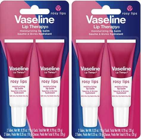Vaseline Lip Therapy Rosy Lips 8 Pack Moisturizing Lip