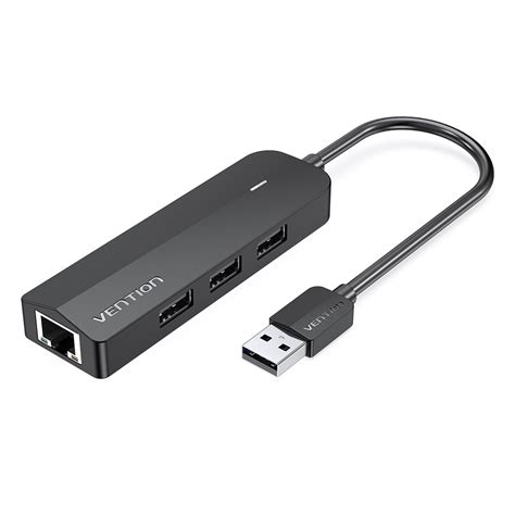 Jual Vention Usb Hub 2 0 Ethernet Lan Adapter Usb A 2 0 To Rj45 With