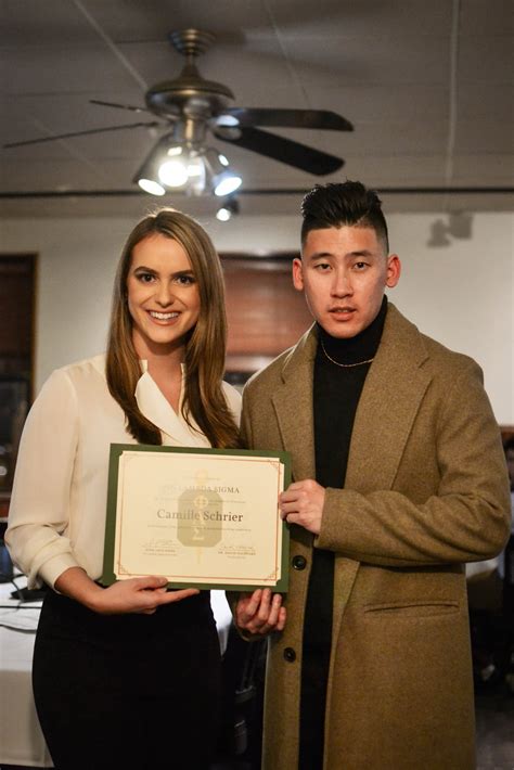 Last Semester We Held Phi Lambda Sigma Beta Nu Chapter