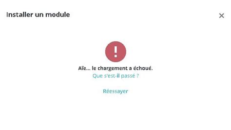 installation impossible utilisation de prestashop configuration et