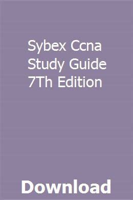 Sybex CCNA Study Guide Th Edition