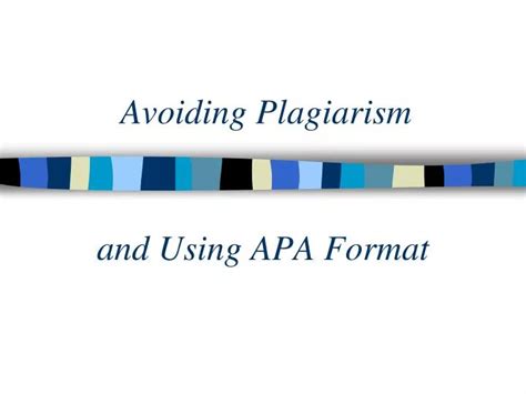 PPT Avoiding Plagiarism PowerPoint Presentation Free Download ID
