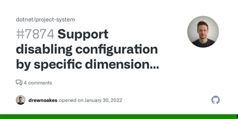 Support Disabling Configuration By Specific Dimensional Values Per