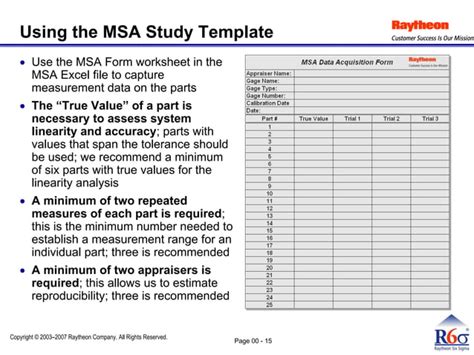 Measure System Analysis And Gauge Repeatability And Reproducibility