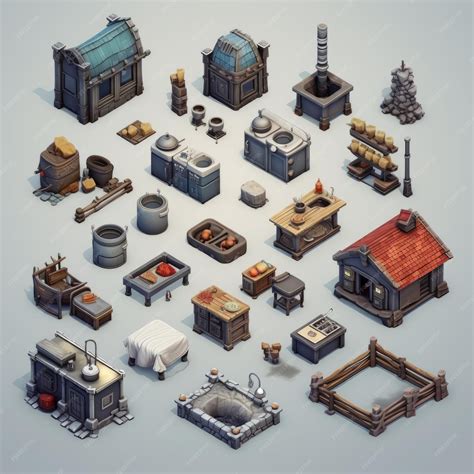 Premium Photo Game Design Assets Port Elements For Unreal Engine