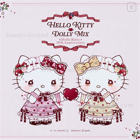 Japan Sanrio Dolly Mix Mouse Pad Hello Kitty And Hello Mimmy Kawaii