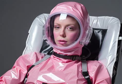 Glossy Hazmat Suit Test Chair Scene Stable Diffusion Online