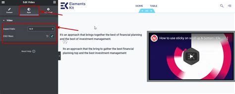 How To Add A Sticky Floating Video On Page Scroll In Elementor In 6 Steps