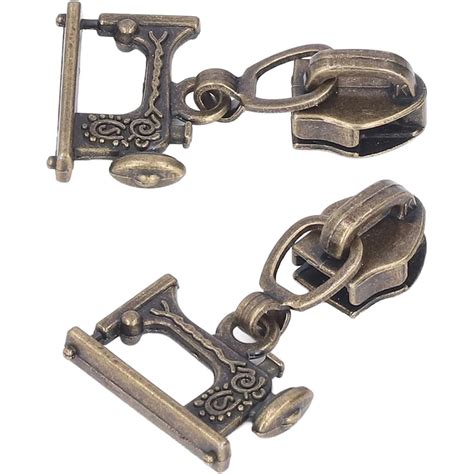 Zips More Zips And Accessories Sewing Machine Zipper Pulls 4 Antique By Sallie Tomato