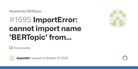 Importerror Cannot Import Name Bertopic From Partially Initialized