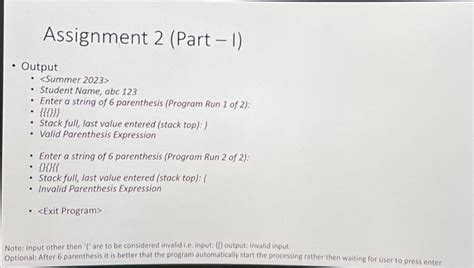 Solved Assignment 2 Part 1 3 Points C Program To