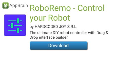 Roboremo Control Your Robot For Android App Download
