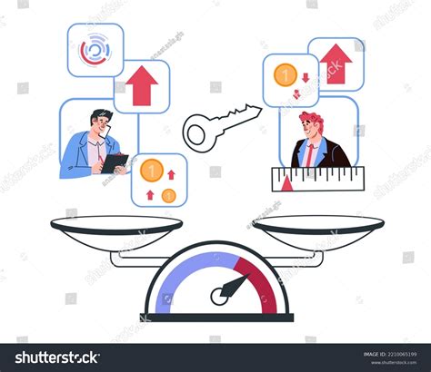 Comparison Business Performance Kpi Research Market Stock Vector Royalty Free 2210065199
