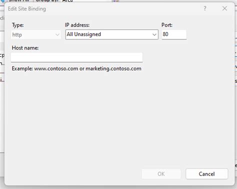 Unable To Find Ssl Certificate Option In Iis Binding Dialog Microsoft Qanda