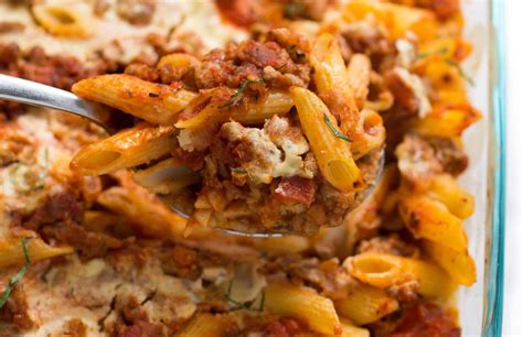 Dairy Free Baked Ziti Casserole Recipe Home Pressure Cooking