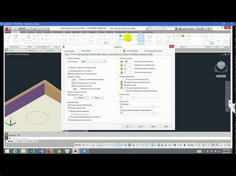فیلم آموزشی آموزش Autocad 3d 2019 سیستم مختصات در Cad 3d، دستور Extrude، فرمان Loft در اتوکد