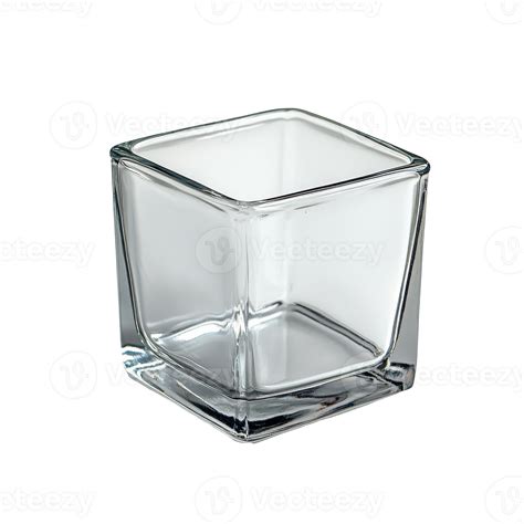 Clear Glass Cube Designed For Serving Elegance 52706041 Png