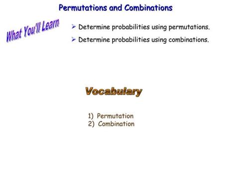 the fundamental counting principle ppt