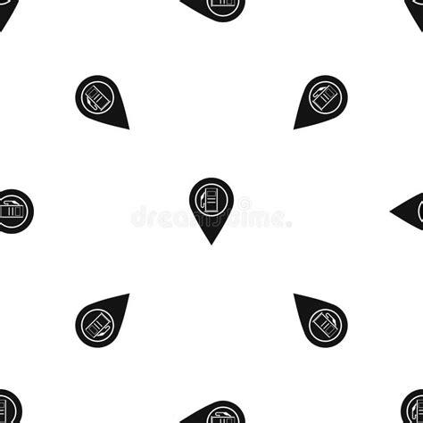 Map Pointer With Gas Station Symbol Icons Set Stock Vector Illustration Of Marker Destination