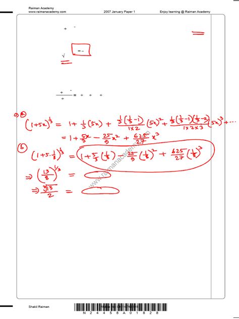 06 Binomial Expansion 1 Pdf Mathematics Arithmetic