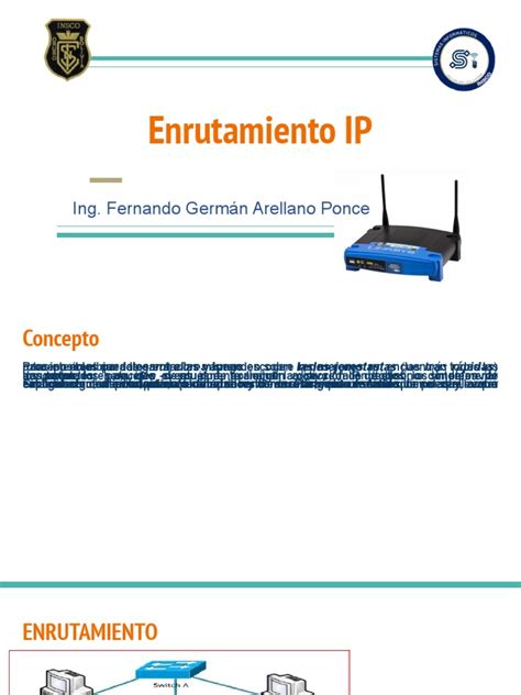 Enrutamiento Ip Pdf Enrutador Computación Dirección Ip