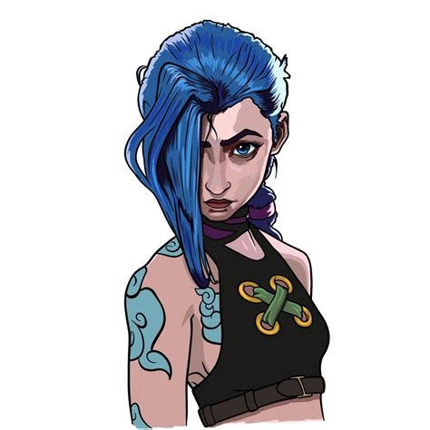 League Of Legends Drawing Jinx League Of Jinx