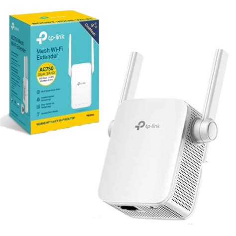 EXTENSOR DE RANGO WIFI AC RE CON DOS ANTENAS EXTERNAS TP LINK DUAL BAND TECNOLOGIA