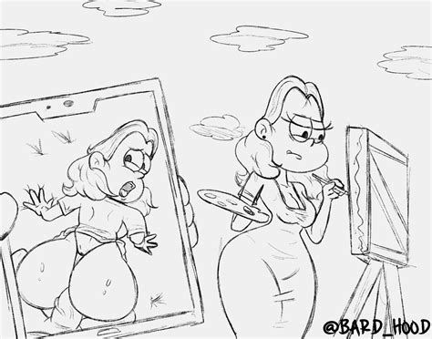 Rule 34 1girls Art Teacher Bard Hood Concentrated Curvy Female Curvy Figure Frida Puga