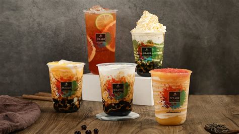 Square Bubbles Bubble Tea Fruit Tea And Smoothie