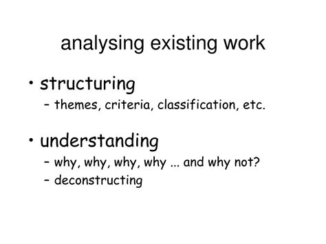 Ppt Research And Innovation Analysing Existing Work Powerpoint Presentation Id 6999259