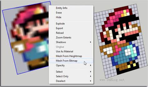 Plugin Bitmap To Mesh Sketchucation