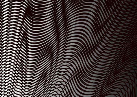 Dark Monochrome Abstract Gradient Background With Moire And Shadow