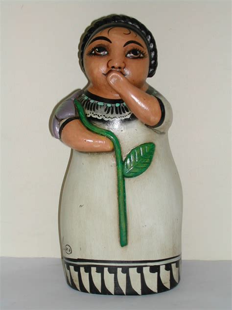Mona Figure Standing 34cm Rustico Mexicano