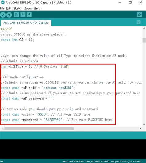 ESP8266 UNO Tutorial Arducam