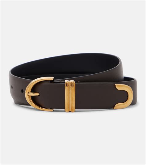 Bambi Leather Belt In Brown Khaite Mytheresa