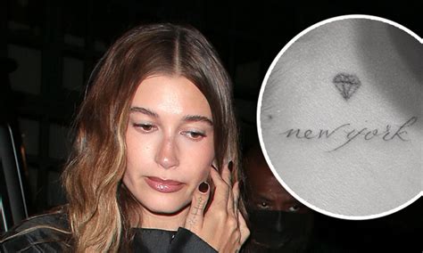 Hailey Bieber Ink Tattoos Hailey Biebers Tattoos A Breakdown Of Her