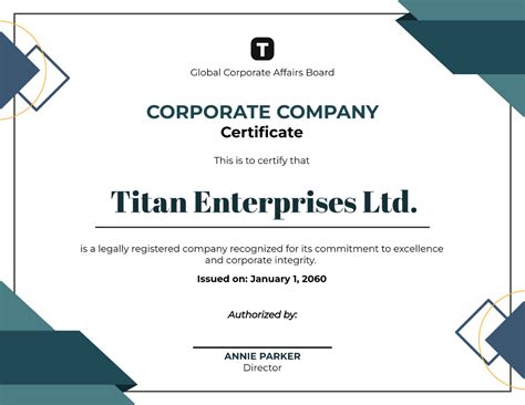 Free Printable Corporate Certificate Templates To Customize Online