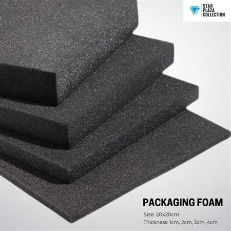 Jual Busa Royal Foam Hitam Super Lembaran Busa Packing Paking Hitam High Density Packaging